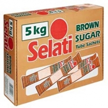 Selati Sugar Sticks Brown 5g | BudgetShop